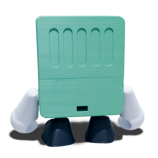 STL file Nintendo Switch articulated BMO docking station 🚉 ・3D ...