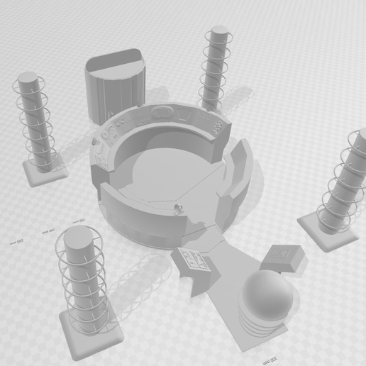 🦸 Power Rangers Command Center MMPR・ STL File for 3D printing・Cults