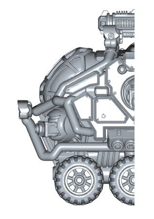 🦸 Heavy-Transporter Armored Rover・ STL File for 3D printing・Cults