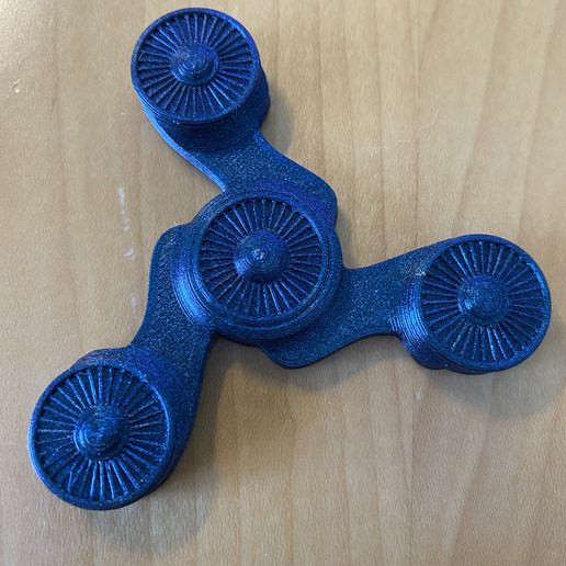 👌 Jet Engine Fidget Spinner・Free STL File for 3D printing・Cults