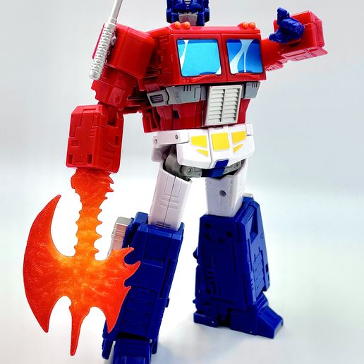 🪓 flaming energon axe for 86 Optimus prime・3D Print with the Sovol SV06 ...