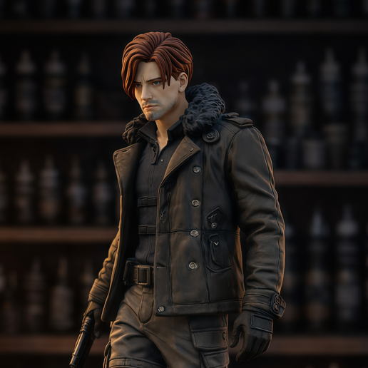 🎨 Leon S. Kennedy Residual Evil Requiem stl - Zaen Art Studio・ 3D File ...