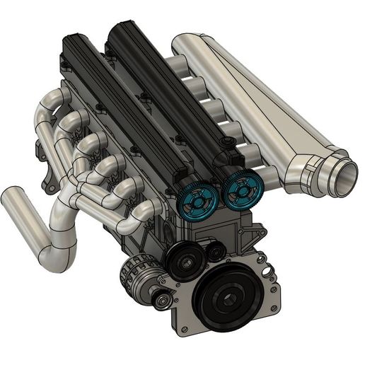 🚗 2JZ GE engine・ STL File for 3D printing・Cults