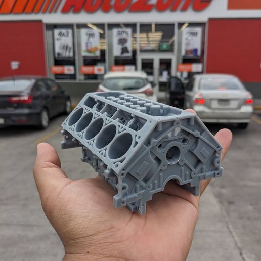👾 V-10 Engine Block Engine・Free STL File for 3D printing・Cults