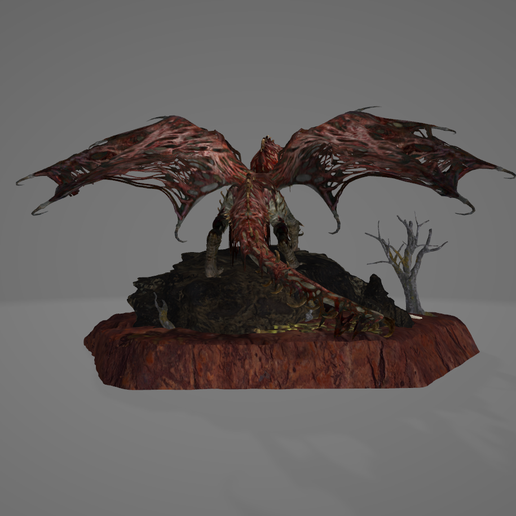 👹 MONSTER HUNTER VAAL HAZAK FIGURE・ STL File for 3D printing・Cults