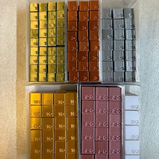 💰 Money Cubes・Archivo STL Gratis para Impresión 3D・Cults