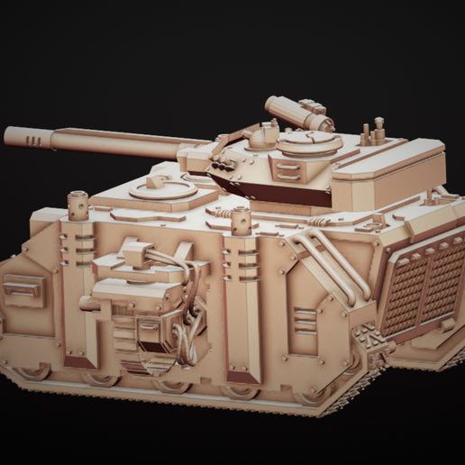 🪖 Predatory Tank・ OBJ File for 3D printing・Cults