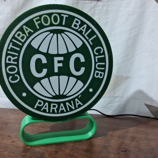 ⚽ luminary, coritiba・ STL File for 3D printing・Cults