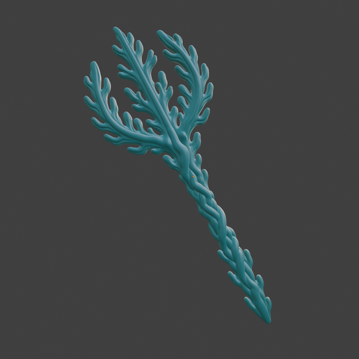 🪸 Coral Trident Staff・ STL File for 3D printing・Cults
