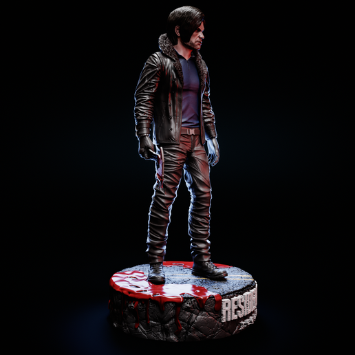 ☂️ Leon Kennedy RE9・ STL File for 3D printing・Cults