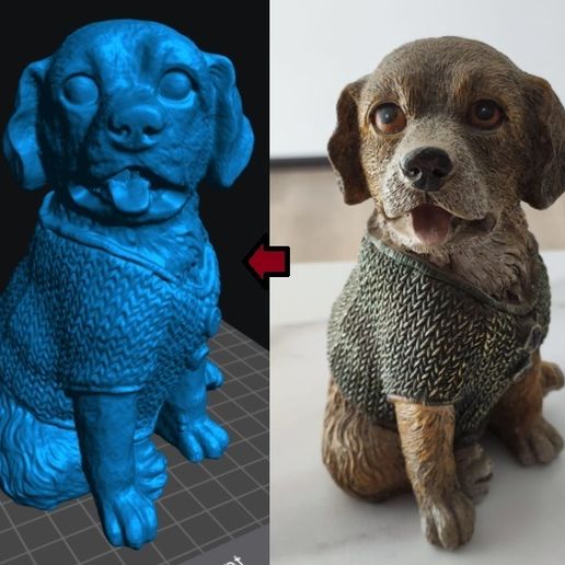 STL file Dog sculpture / Dog sculpture 🐕 ・3D printer design to download ...