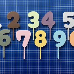 Numbers best STL files for 3D printer・1.4k models to download・Cults