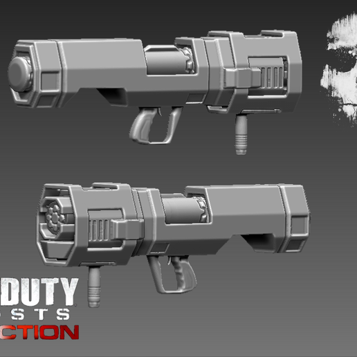 🤙 NX-1 Disruptor Call of duty ghost・ OBJ File for 3D printing・Cults