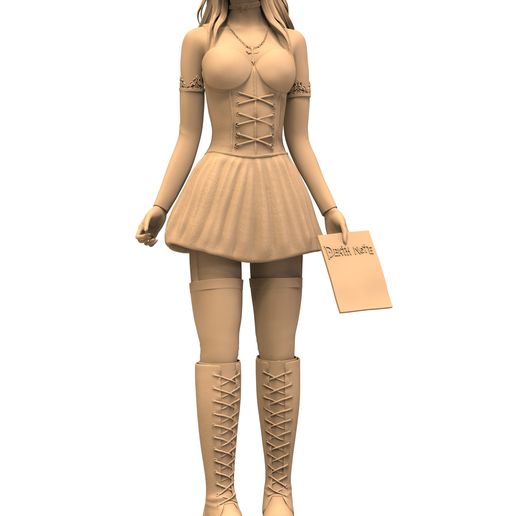 👾 Misa Amane Death Note・ STL File for 3D printing・Cults