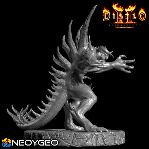🧙‍♀️ DIABLO LORD OF TERROR - DIABLO II・ STL File for 3D printing・Cults