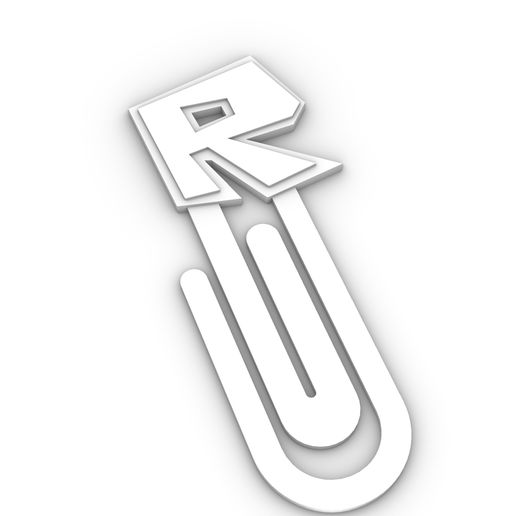 📎 Paperclip R ROBLOX - bookmark - 3MF pre-painted , STL・Archivo STL ...