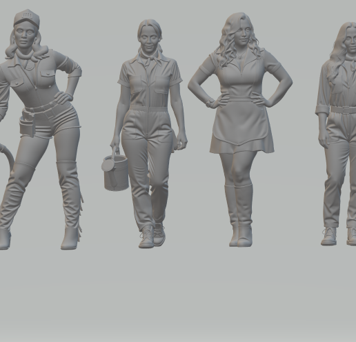 👧 pack working girl・ STL File for 3D printing・Cults