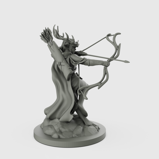 ♀️ Female Archer・ STL File for 3D printing・Cults