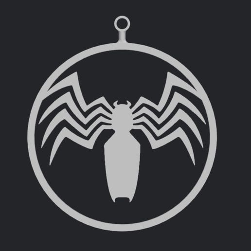 venom spider logo vector
