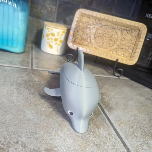 🐬 Desk Dolphin・ OBJ File for 3D printing・Cults