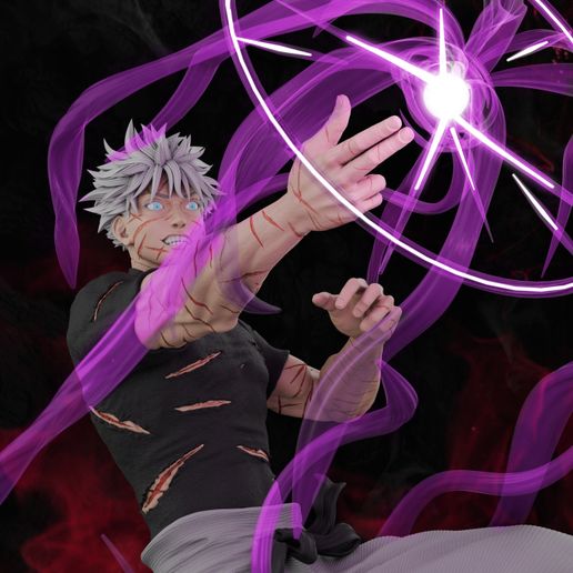 👾 Gojo Satoru STL - Jujutsu Kaisen・ 3D File for 3D printing・Cults