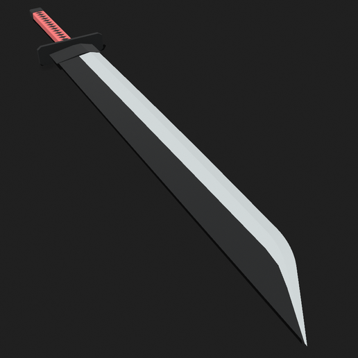 STL file Bleach Ichigo's Sword Prop ( 1/1 Scale ) 🗡️ ・Template to ...