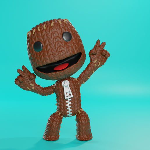 🪐 Pack 6 poses Sackboy・ STL File for 3D printing・Cults