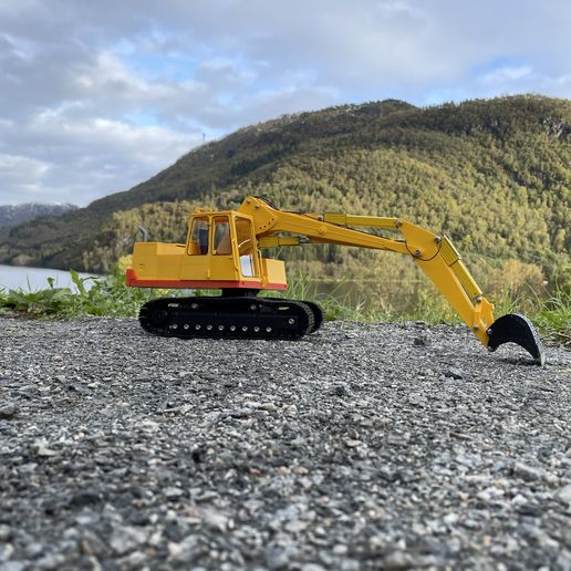 🚜 B21XTL RC Excavator 1:14・ 3D File for 3D printing・Cults