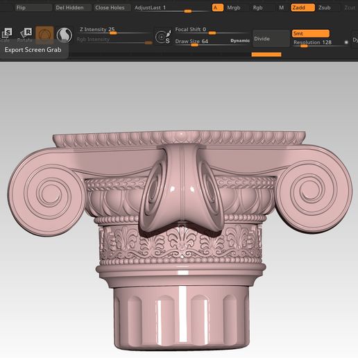 Archivo STL columna arquitectónica・Objeto imprimible en 3D para descargar・Cults