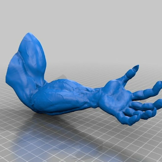 Demon hand- terrain・Free STL File for ・Cults