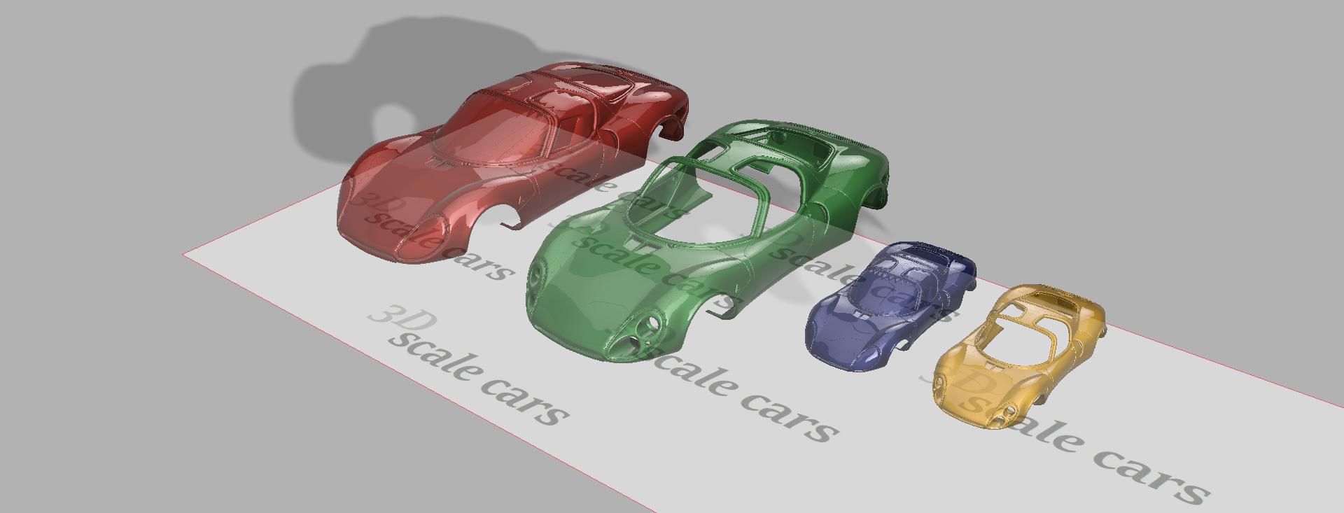 STL file 1/24 alfa 33 stradale・3D printer design to download・Cults
