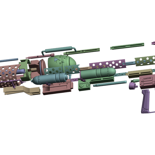 👨 Fat Man Fallout 3 Weapon Prop Replica Wasteland Nuke・ 3D File for 3D ...