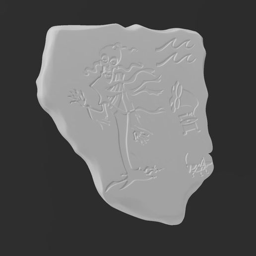 🐕 Courage The Cowardly Dog King Ramses Slab prop replica・ STL File for ...