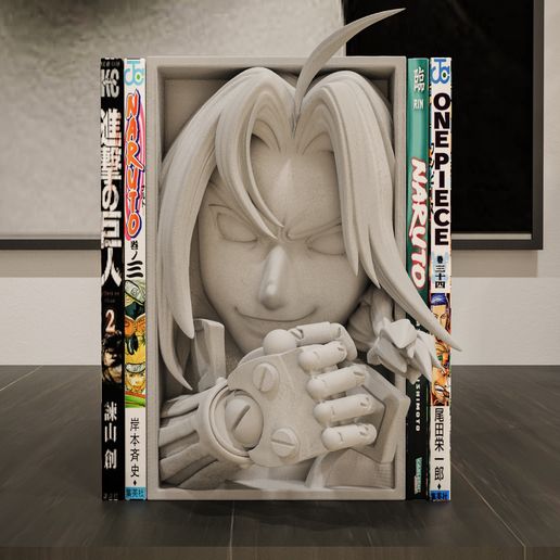 💬 Edward Elric Manga Nook・ 3MF File for 3D printing・Cults