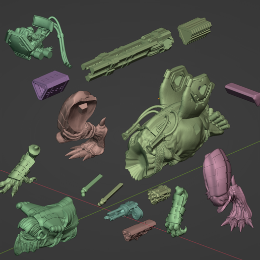 Free 3D file Gnaar Locks Anvil-head Taserface 🐔 ・3D print design to ...