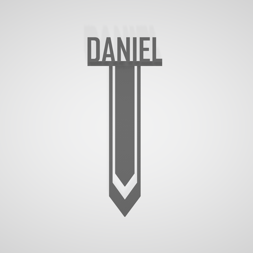 🔖 DANIEL / NAME / BOOKMARK / GIFT / BOOK / BOOK / SCHOOL / STUDENTS ...
