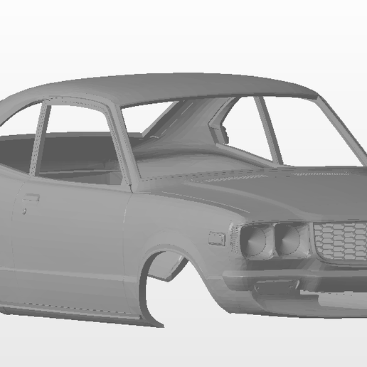 STL file 1:24 Mazda RX3 2 Door Savannah- "Scale-bodies" 🚗 ・Design to ...
