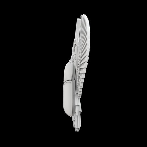 🐉 Winged Scarab Artefact 3D Print Model・ STL File for 3D printing・Cults