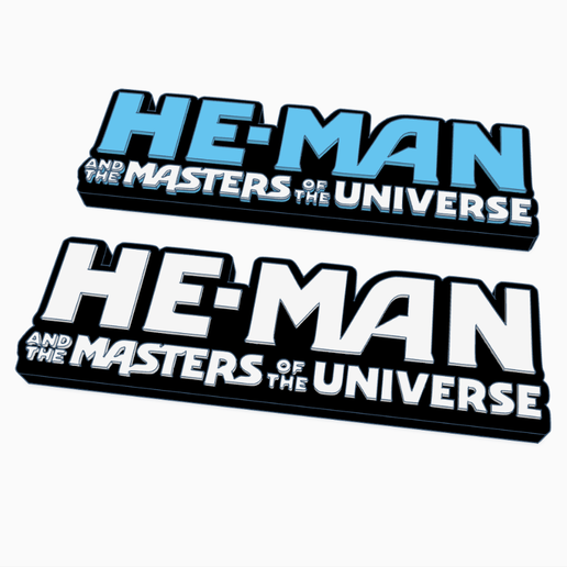 👾 2x HE-MAN AND THE MASTERS OF THE UNIVERSE (2021) Logo Display by ...