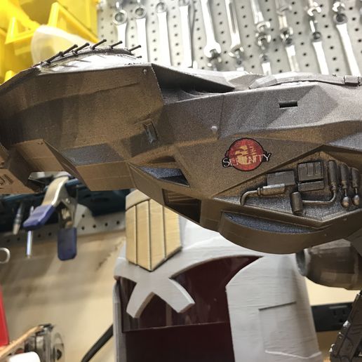🚢 Serenity, Firefly Class ship・3D Print with the Reality CR-104s 3D ...