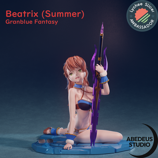 🩱 Summer Beatrix - Granblue Fantasy・ STL File for 3D printing・Cults