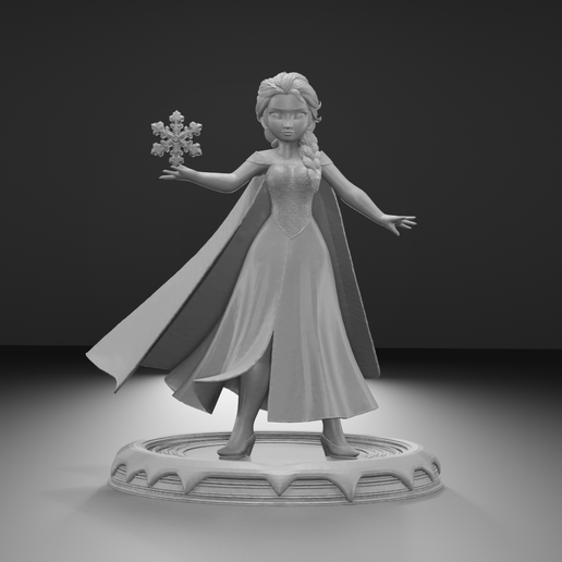 ️ Elsa & Olaf -- 3D Printable Fan Art Figure Set | Multi-Part Snow ...