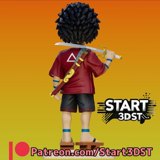 🗡️ mugen samurai champloo chibi・ STL File for 3D printing・Cults