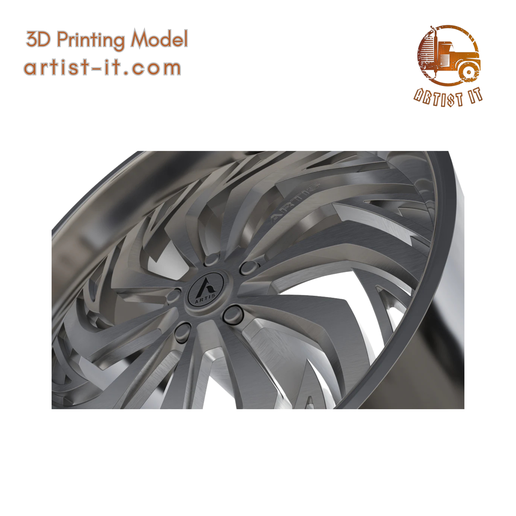 🛞 ARTIS ROYAL WHEEL 3D MODEL・ 3D File for 3D printing and CNC machining ...