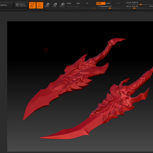 🗡️ SOLO LEVELING KAMISH WRATH FANGS DAGGERS Sung JinWoo・ OBJ File for ...