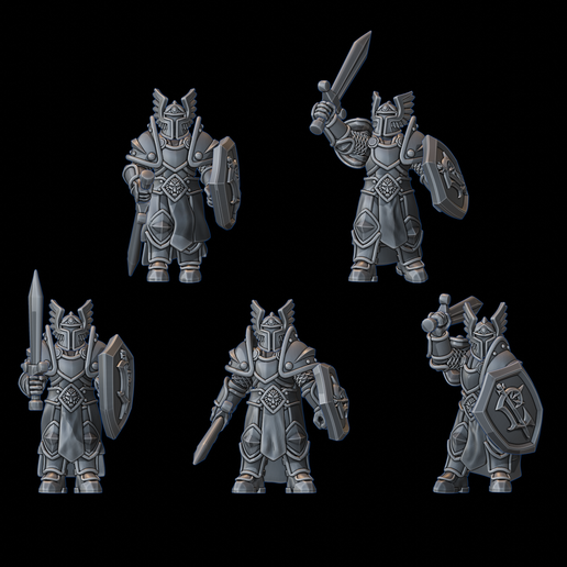 Archivo 3D WARCRAFT FOOTMAN 15MM ♟ ・Modelo para descargar y imprimir en ...