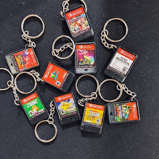 🗝️ Switch Keychain (n. switch cartridge keychain)・ STL File for 3D ...