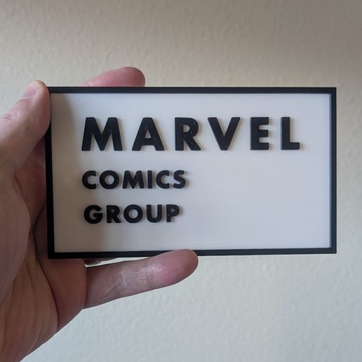 Free STL file Marvel Comics Logo - 1963 👾 (3MF)・Template to download ...