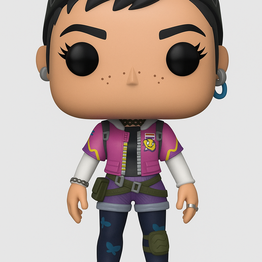 🎲 Chibi Clove Valorant・ STL File for 3D printing・Cults