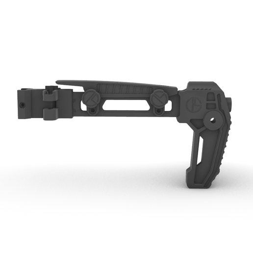 🔫 STRIKE INDUSTRIES STYLE DOUBLE FOLDING STOCK・ STL File for 3D ...